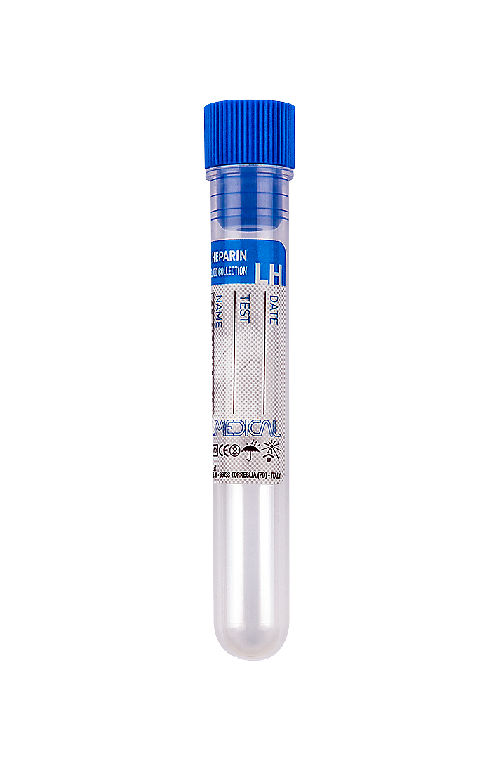 Test tube with lithium heparin - FL Medical | Laboratory Disposable