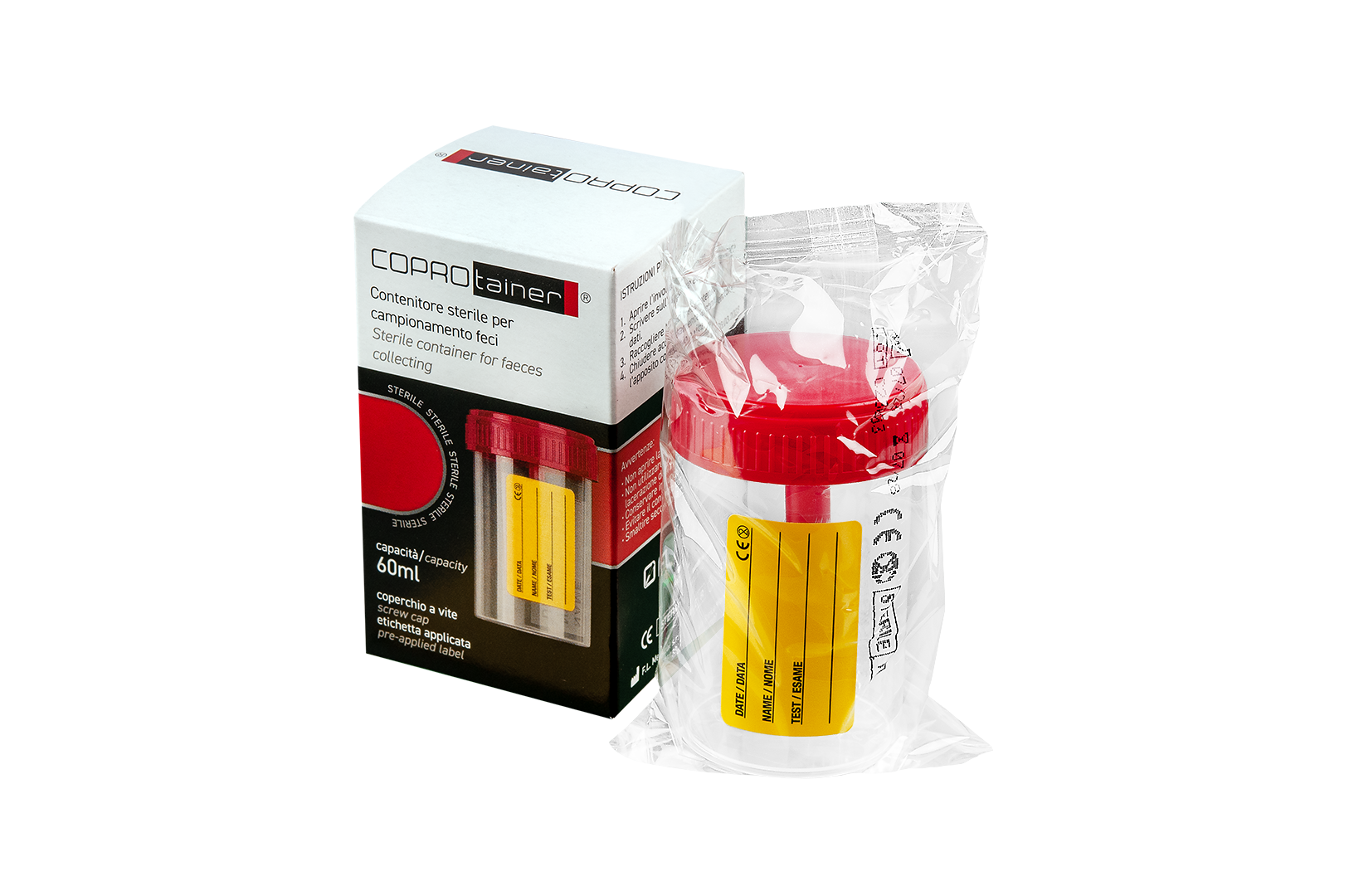 Stool container - FL Medical | Laboratory Disposable