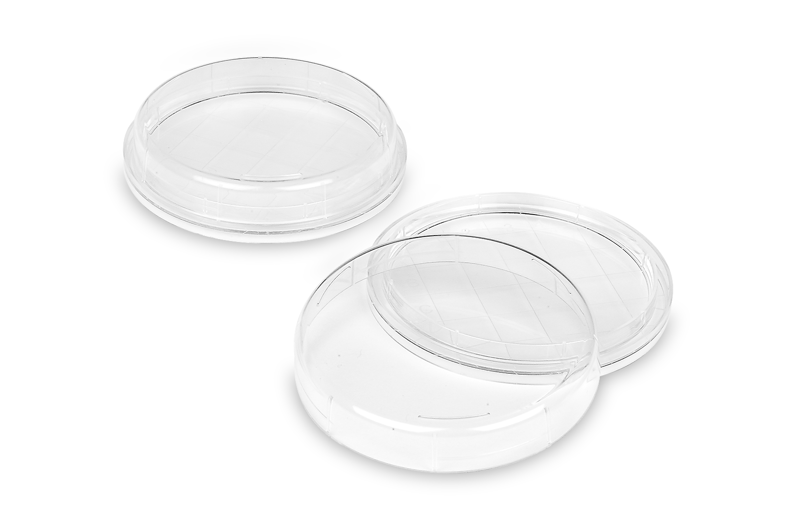 Contact petri dish triple vents with counting grid and grip lid ø 55 mm ...