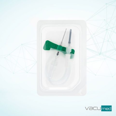 Safety pull-button blood collection sets with butterfly needles - FL ...
